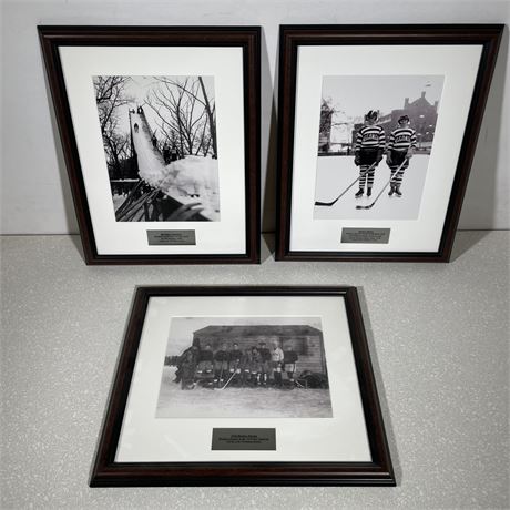 UW SWAP Online Auction - Lot of 3 Framed Sports Photos (7A)