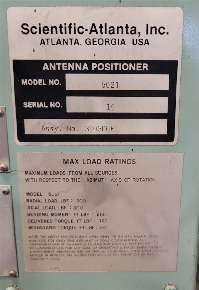 UW SWAP Online Auction - Antenna Positioner (4G)