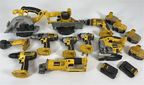 UW SWAP Online Auction - Lot of 10 DeWalt Power Tools