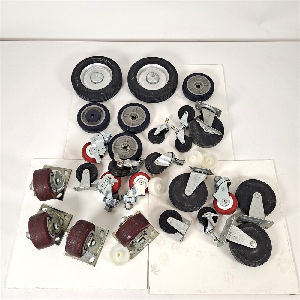 UW SWAP Online Auction - Lot of ~ 29 Assorted Caster Wheels (7A)