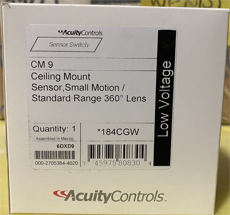 UW SWAP Online Auction - Pair of Acuity Controls Occupancy Sensors ...